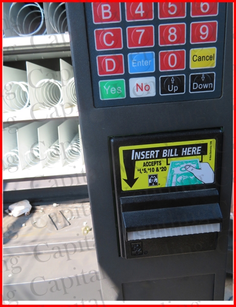 RS 850 Dollar Bill Validator Acceptor with Stacker Update > RS800 RS850 > Capital Vending, Inc.